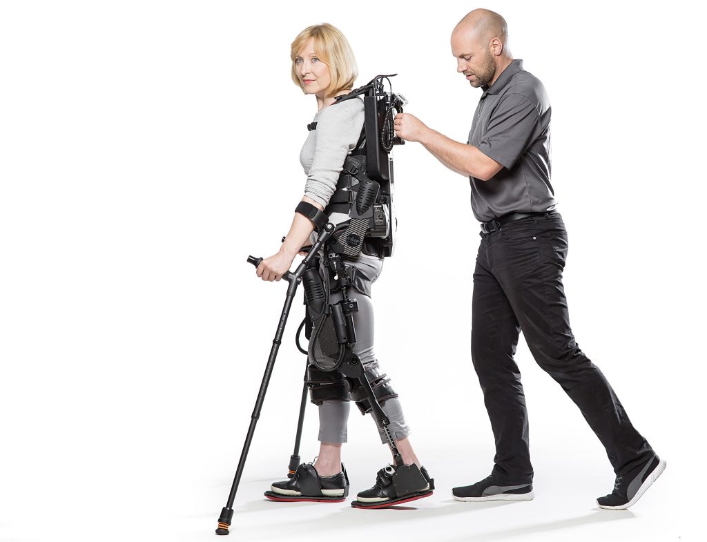 How People with Paralysis Are Able to Walk With Human Exoskeleton Suits